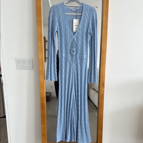 Zara | Dresses | Zara Open Knit Maxi Dress | Poshmark